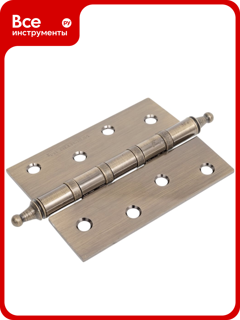 Универсальная дверная петля Palladium N 500 А-S-4" AB, из стали