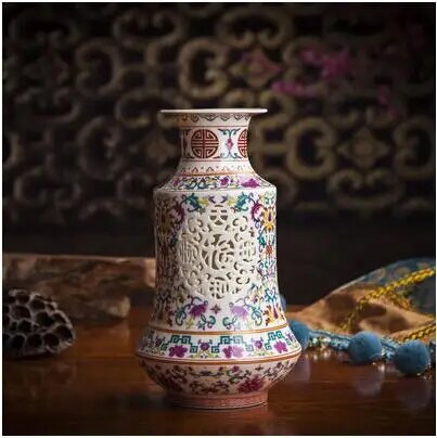 Керамическая ваза Цзиндэчжэнь Бирюзовый, style14