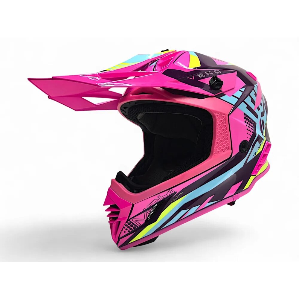 Шлем AiM RH855(Fiber Glass) VEXO глянцевый Purple/Pink XXXL