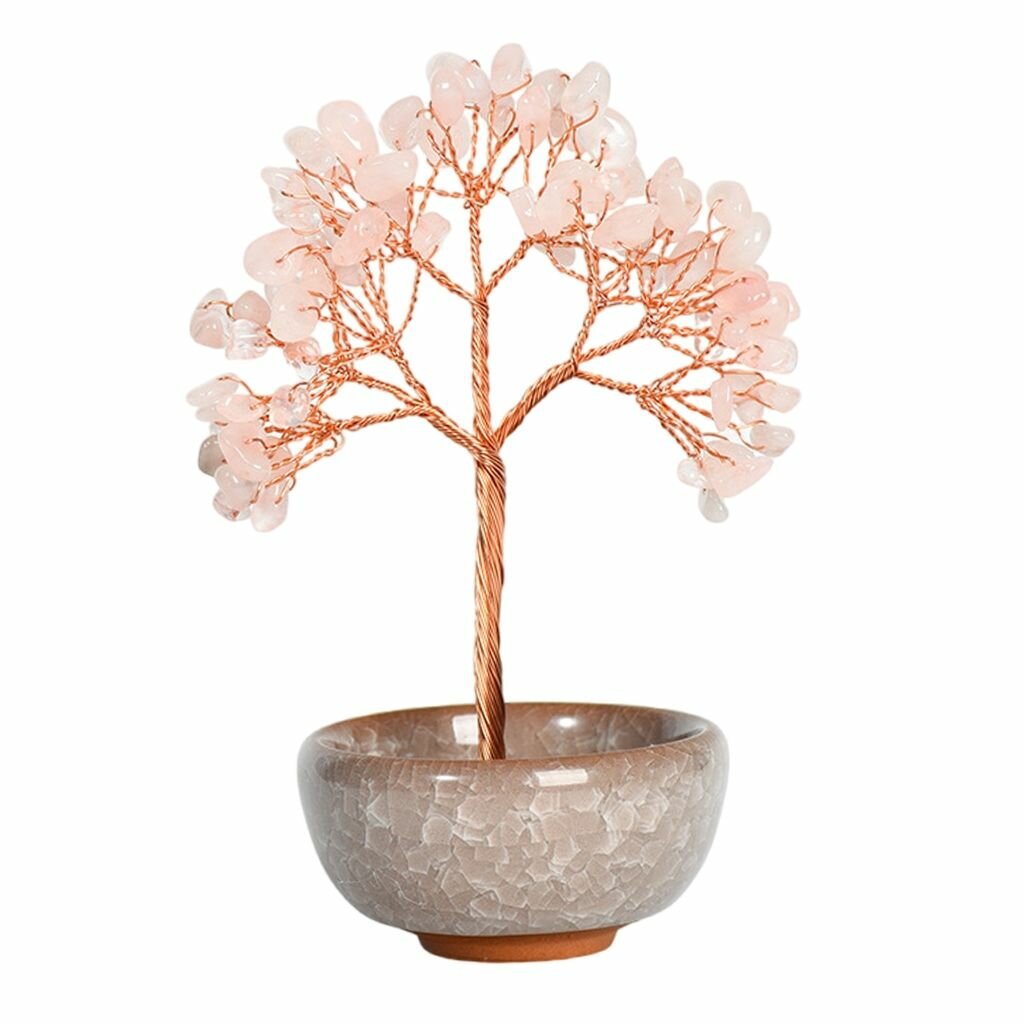 Хрустальное денежное дерево Бонсай из драгоценных камней для духовного и эмоционального равновесия