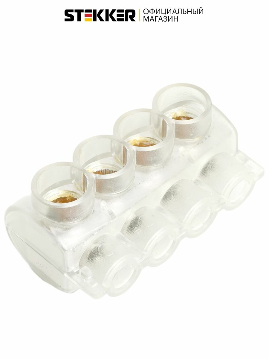 Клемма 4-х контактная для подключения сетей уличного освещения KE10.504 (Al10-50/Cu2,5-35), Stekker LD611-4 50215