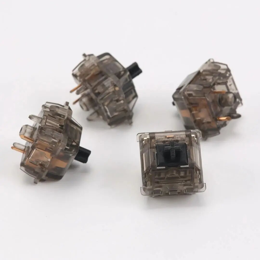 Переключатели KBDfans Gateron Ink V2 черных линейных 10 шт, Ink Black