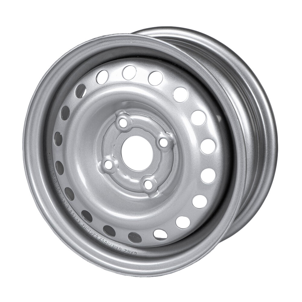 Диск штампованный R13 5J 4x100/54.1 ET46 GANZ Silver GRN13009