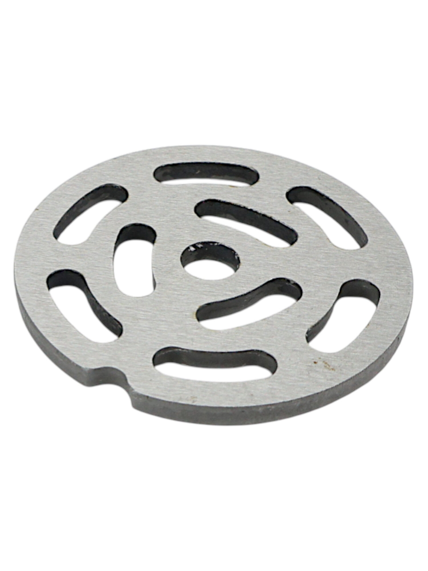 Решетка для мясорубки "Аксион" ЮМГИ711124007, крупная, перфорированный диск, металл