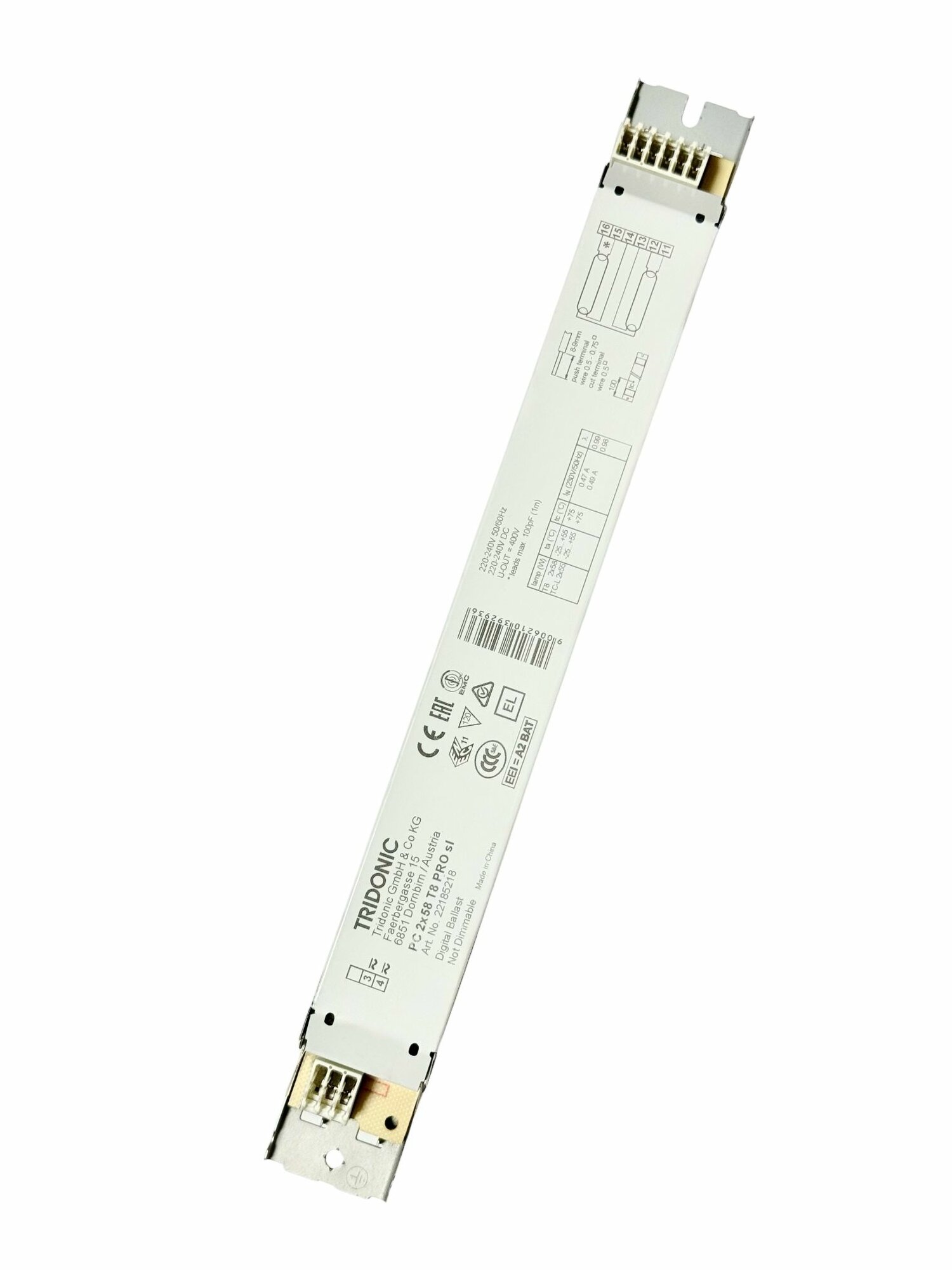 ЭПРА Tridonic PC 2x58 T8 PRO sl