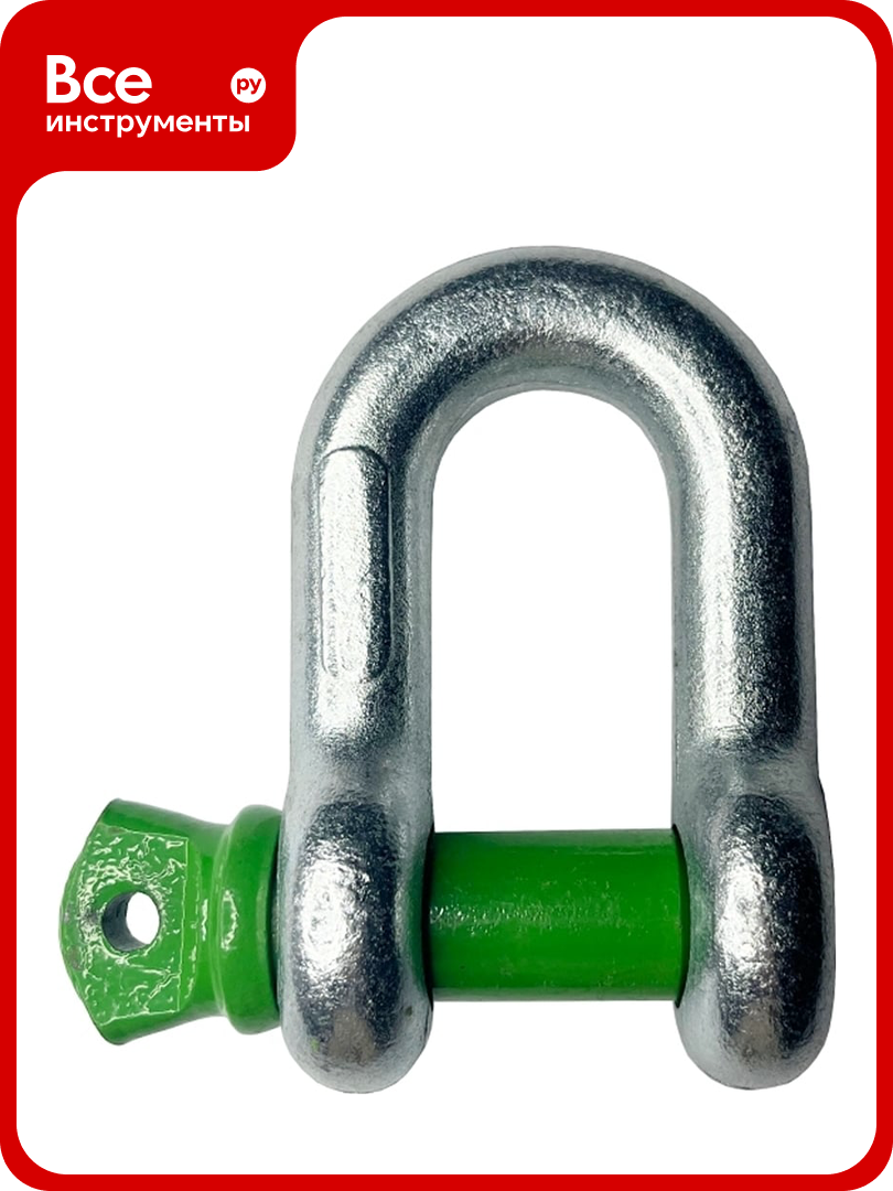 Прямая скоба HITCH G210 с внутренней резьбой, защищённая покрытием, из оцинкованной стали, для надёжного крепления