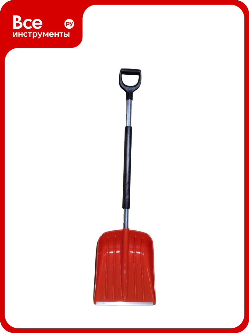 Снеговая лопата LWI Эстет 355x460мм оранжевая LWI-Л23, уборки снега