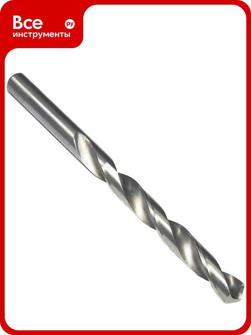 Сверло по металлу (10 шт; 6х93 мм; кл. В; Р6М5; ц/х) БИЗ 6-zx