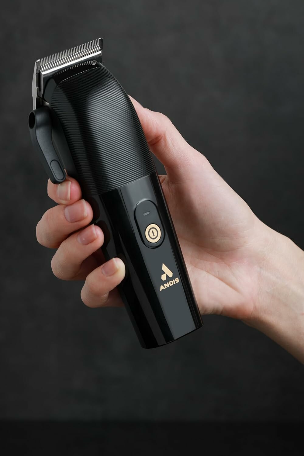 Профессиональная машинка для стрижки Andis Envy II с новым лезвием Phaze и рычагом как для левшей, так и для правшей. Черная (без зарядной базы)