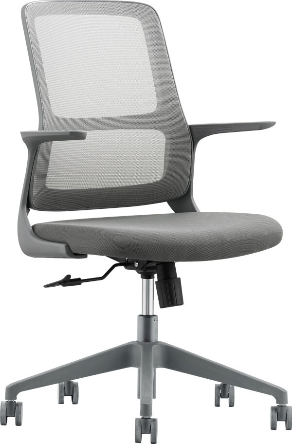 Кресло оператора Everprof Elf, обивка - сетка, цвет - серый