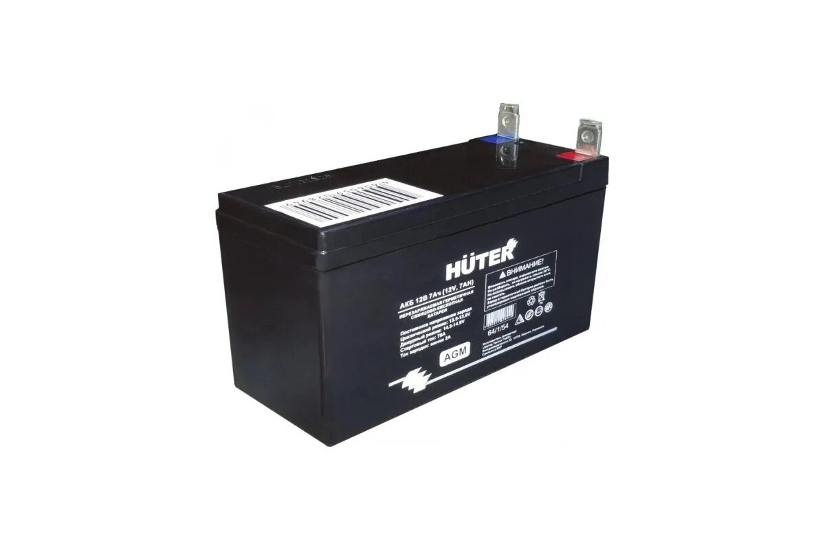 Huter аккумулятор 12В 7Ач 64/1/54 для электроинструмента и садовой техники.