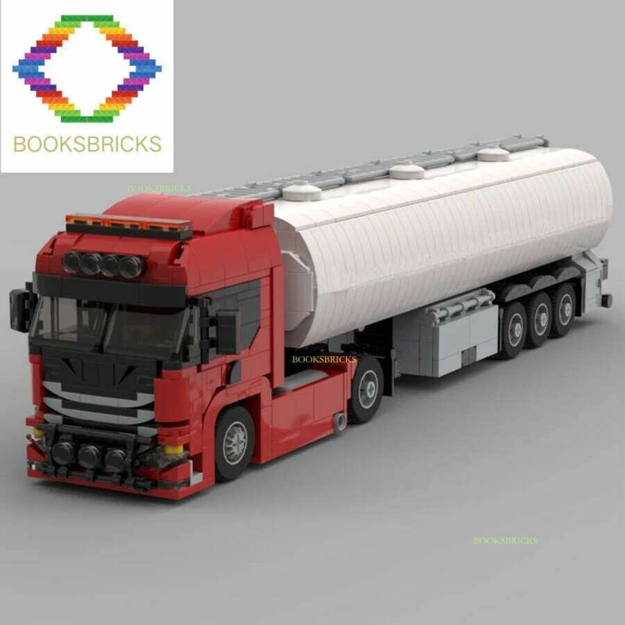 MOC city Engineering S520 2x4 грузовик с цистерной
