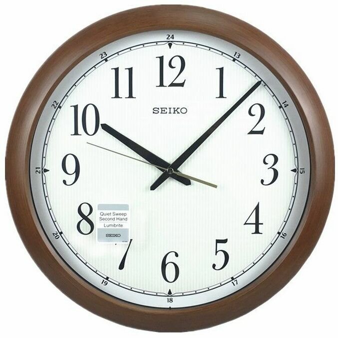 Настенные часы Seiko Quartz Wall Clock QXA698BN
