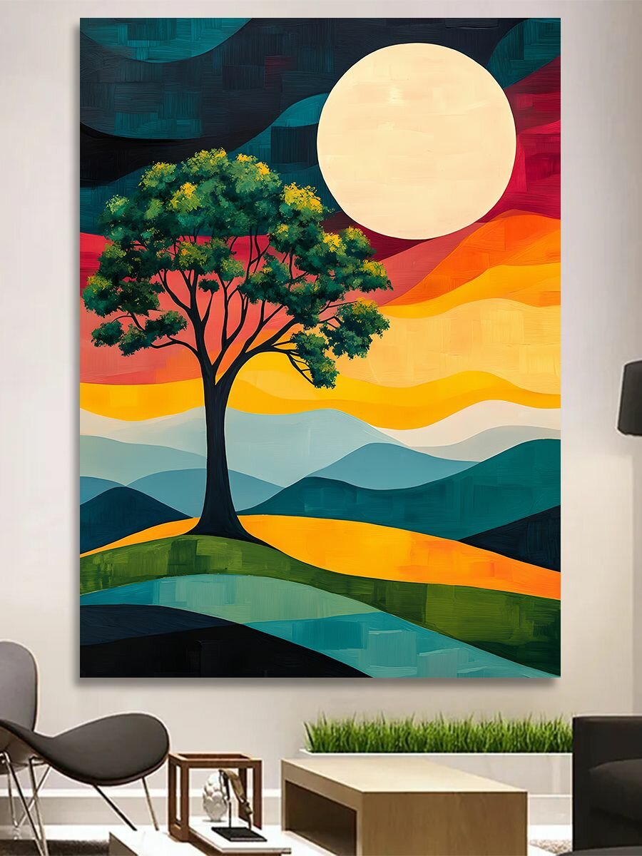 Пейзаж / природа, интерьерная картина / на холсте, 30х40 см.