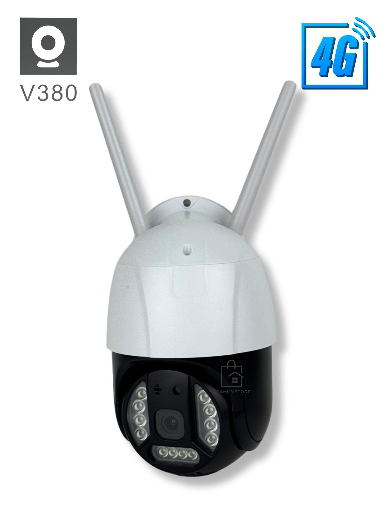 Беспроводная 4G камера наружного наблюдения V380, 1080P, 3MP