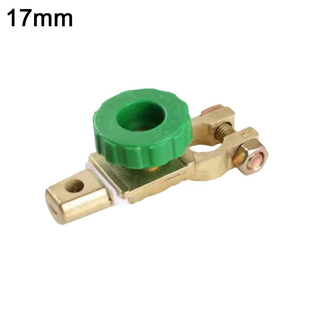 Выключатель массы АКБ. Автомобильная батарея отрицательный выключатель 12v автомобильный ручной чистая медь, 1 шт.