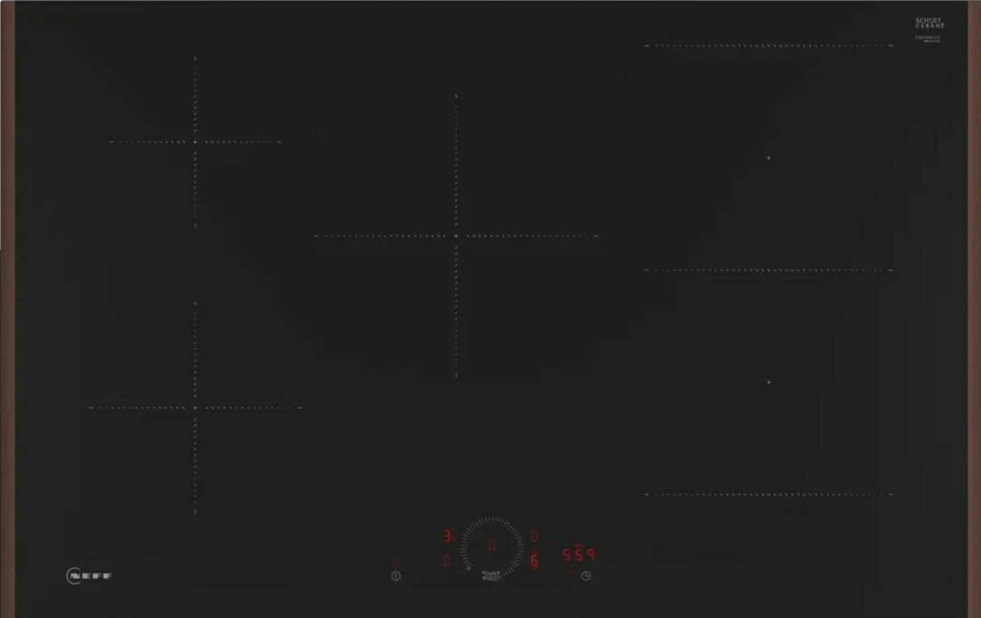 Индукционная варочная панель NEFF T58YHW1C0 (без фурнитуры) черный