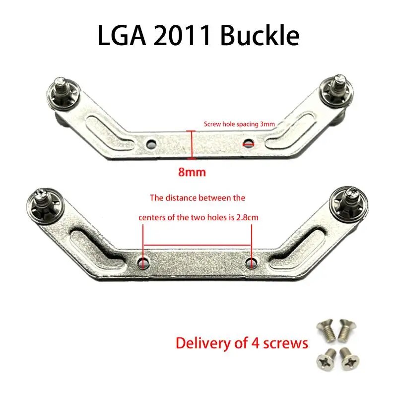 1 комплект, монтажный кронштейн для радиатора процессора компьютера, аксессуары для объединительной платы для LGA2011 X99 X79 E5 1700 1366 115X 1200 AMD AM2 AM3 AM4 AM5