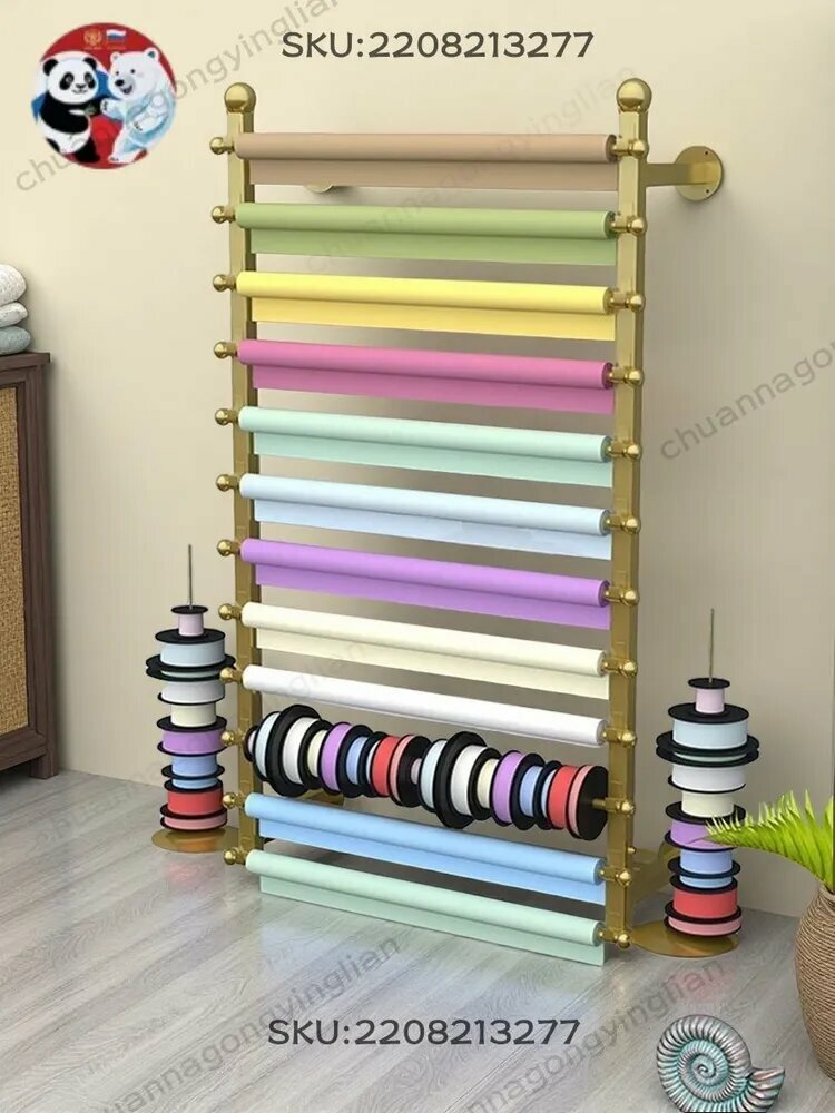 Стеллаж Для Хранения Лент, Дисплей Для Упаковочной Бумаги