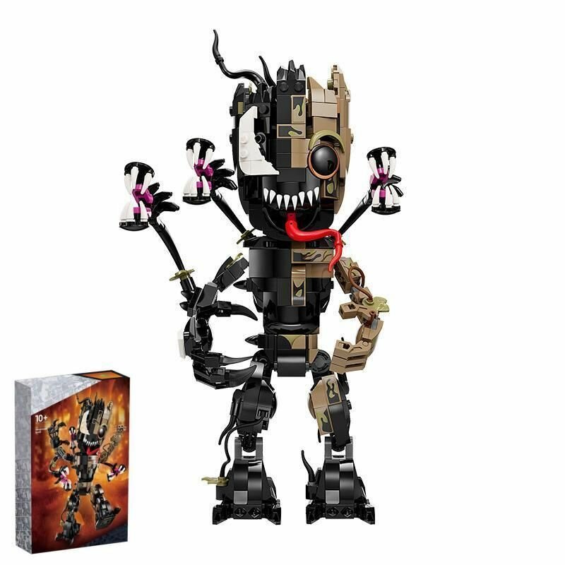 Детская Развивающая Игрушка Для Сборки "Веном Грут",325 Гранул