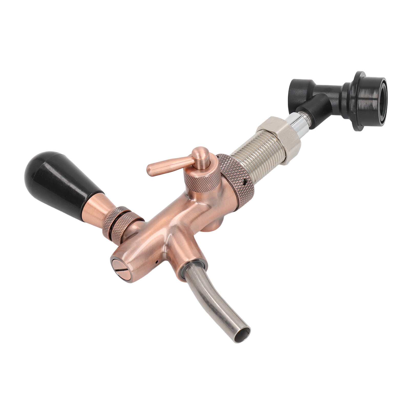 G5/8 Пивной кран из латуни, нержавеющая сталь, Пивной кран, Регулируемый пивной кран с быстрым разъемом, красная бронза