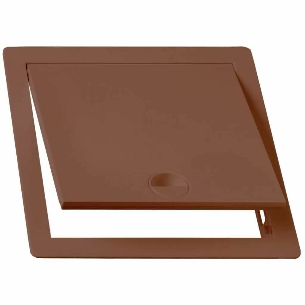 Котоход-лаз Виенто ABS пластик, 150х150 мм, для кошки, проем от 40 мм, коричневый