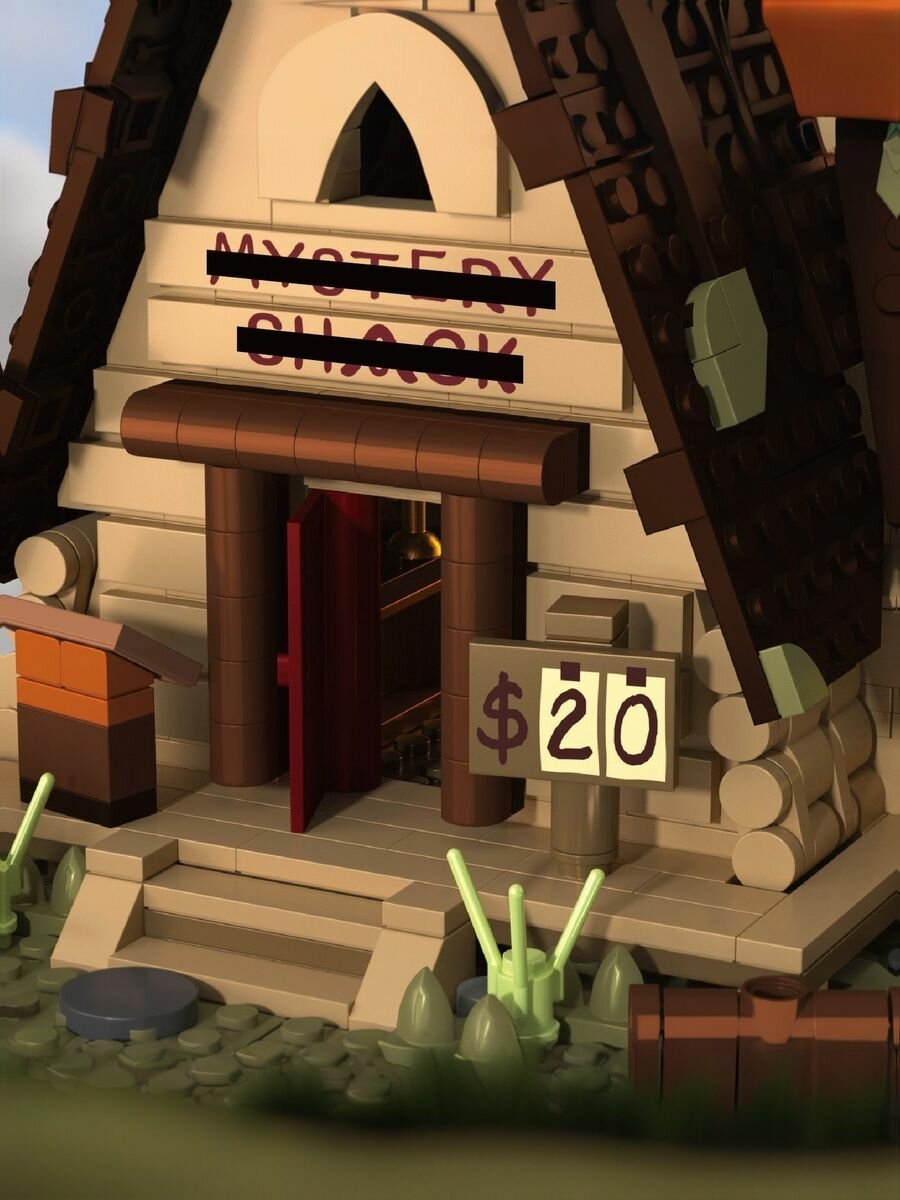 Конструктор Gravity Falls house странный город Набор строительных блоков