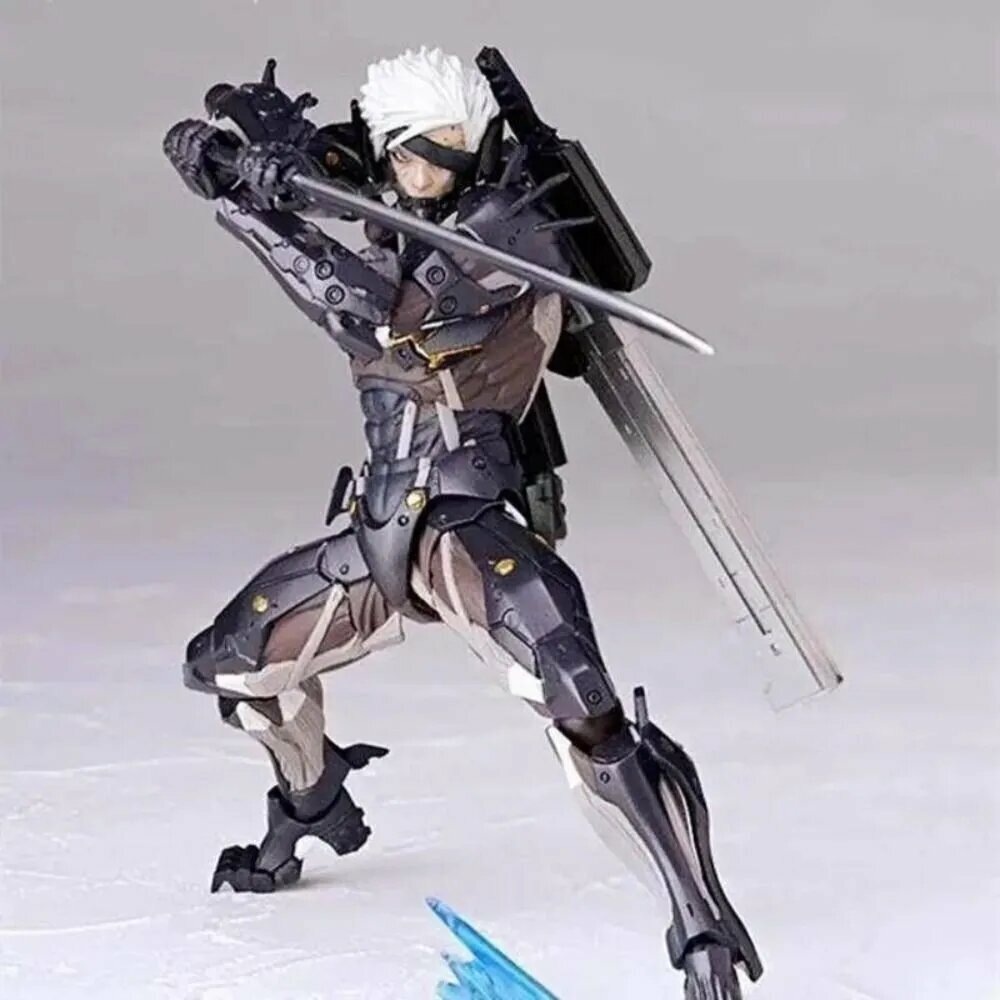 Фигурка Kaiyodo The Ocedo 140 Ex Metal Gear Mgs Raiden Metal Gear Rising Поднимающаяся Громовая Рука
