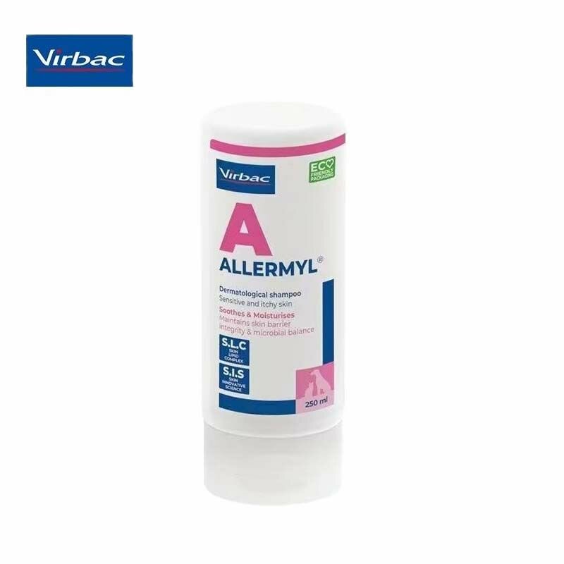 Virbac Allermyl шампунь для собак и кошек с чувствительной кожей, 250 мл