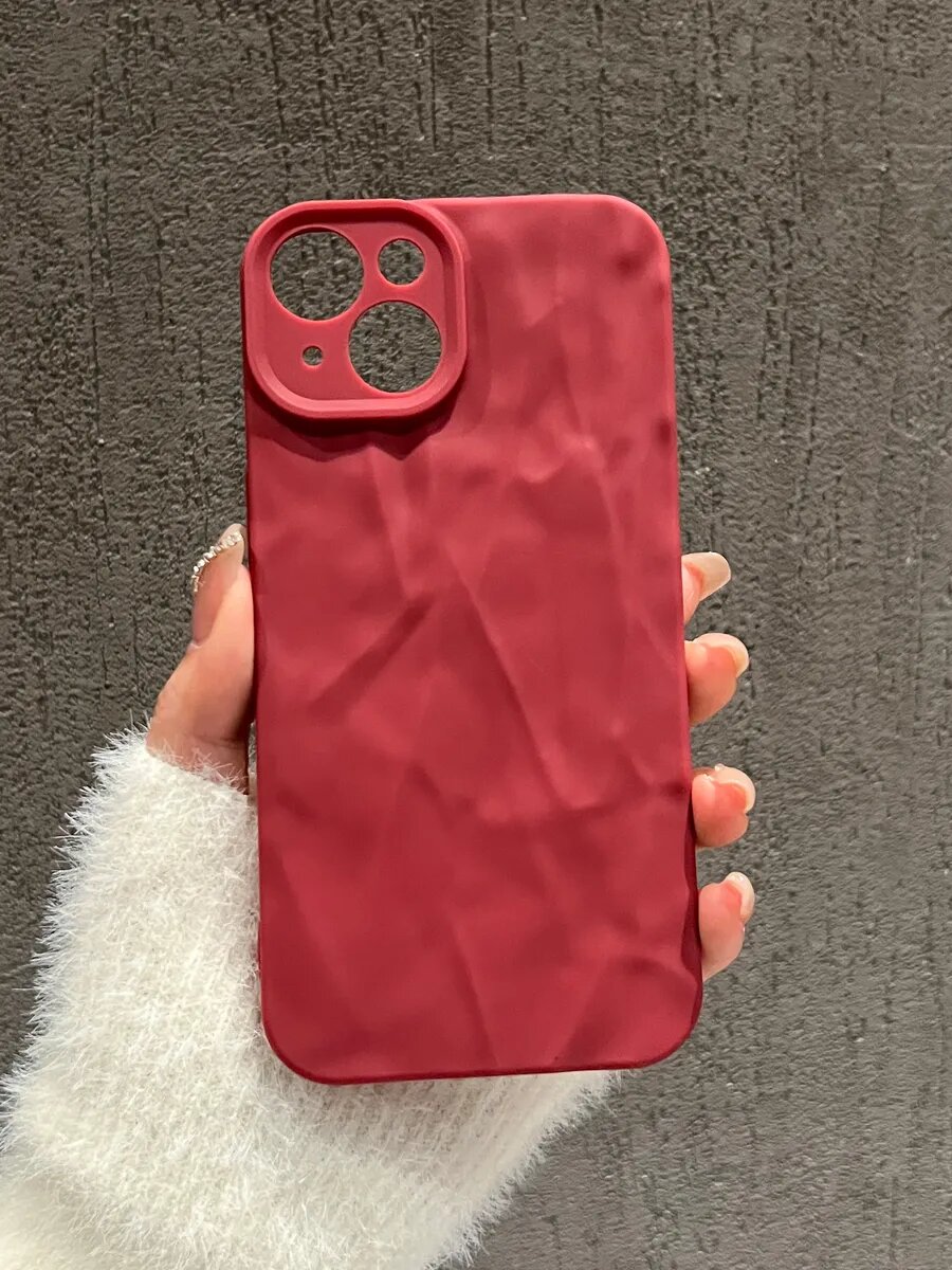 Чехол-накладка О'Кейси, для iPhone 14, защита камеры, красный