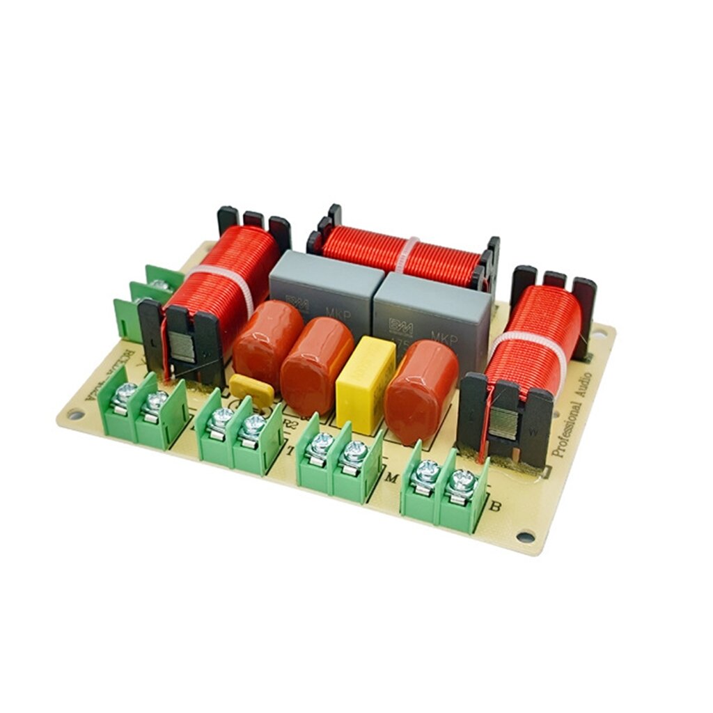 Делитель частоты Кроссоверы Фильтры Динамик Мощностью 250 Вт 4 Полосный ВЧ Альт Бас Модуль Делителя Частоты Плата