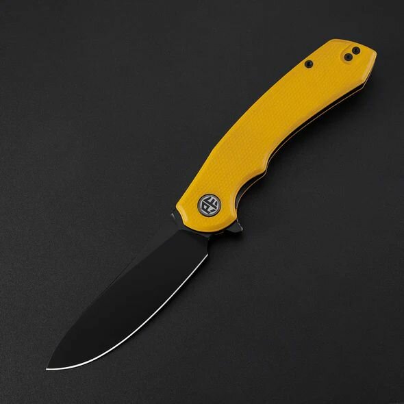 Нож складной Petrified Fish PFP12YD WaterSpout (G10, клинок Black PvD, сталь 14C28N)