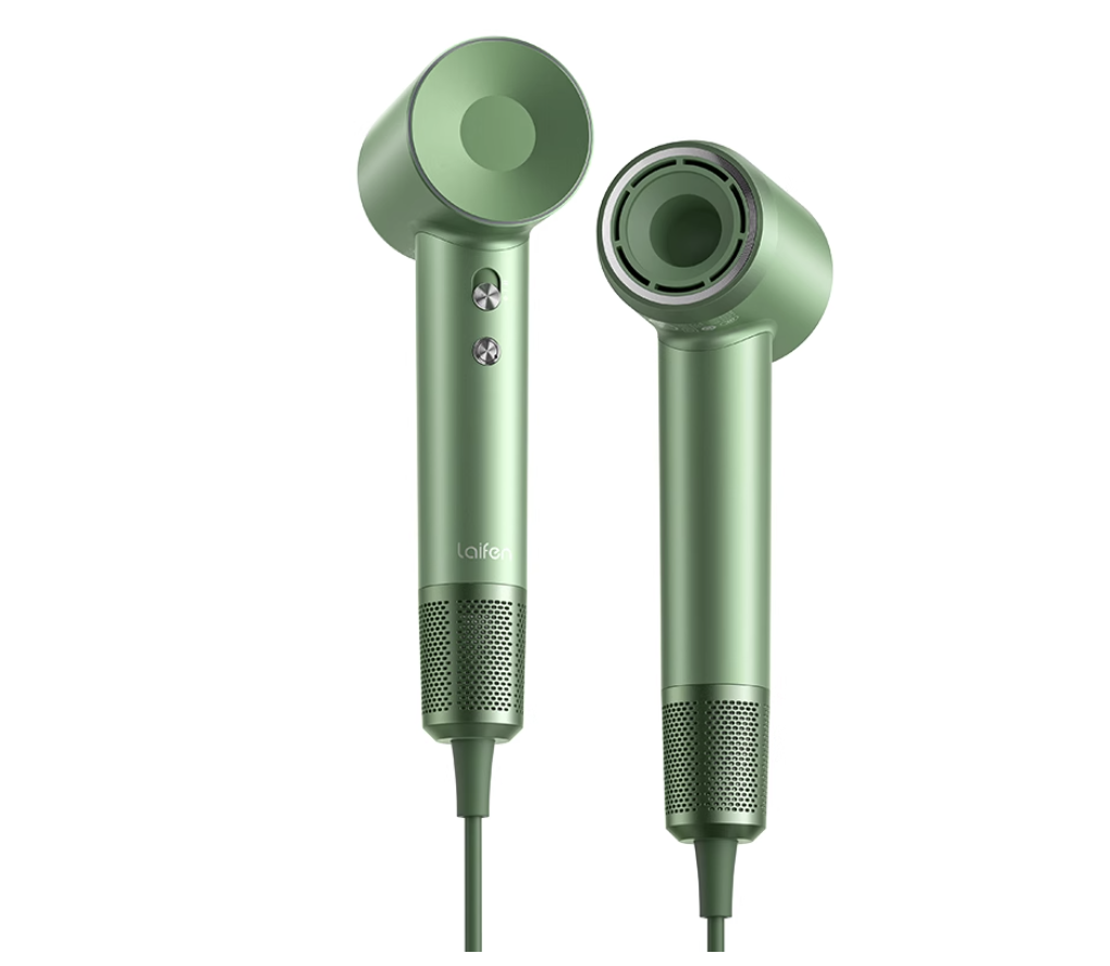 Высокоскоростной фен Laifen с 200 миллионами отрицательных ионов LF03, зеленый