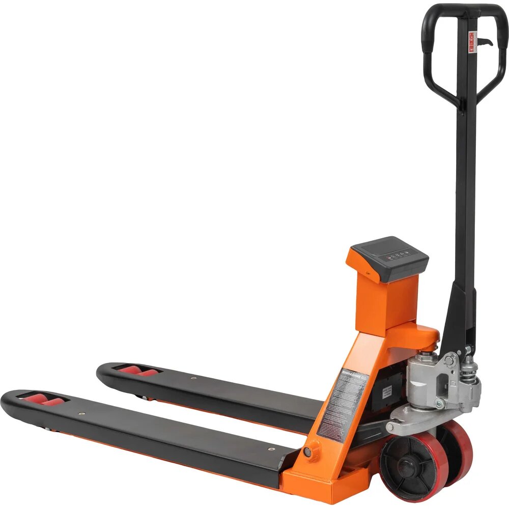 Гидравлическая тележка Gigant с весами, 2500кг, 1150x550мм, полиуретановые колеса JHPT2500-1150-W