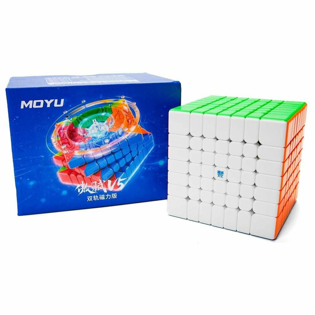Кубик Рубика магнитный Moyu Aofu 7x7 V5 Magnetic Double-Track