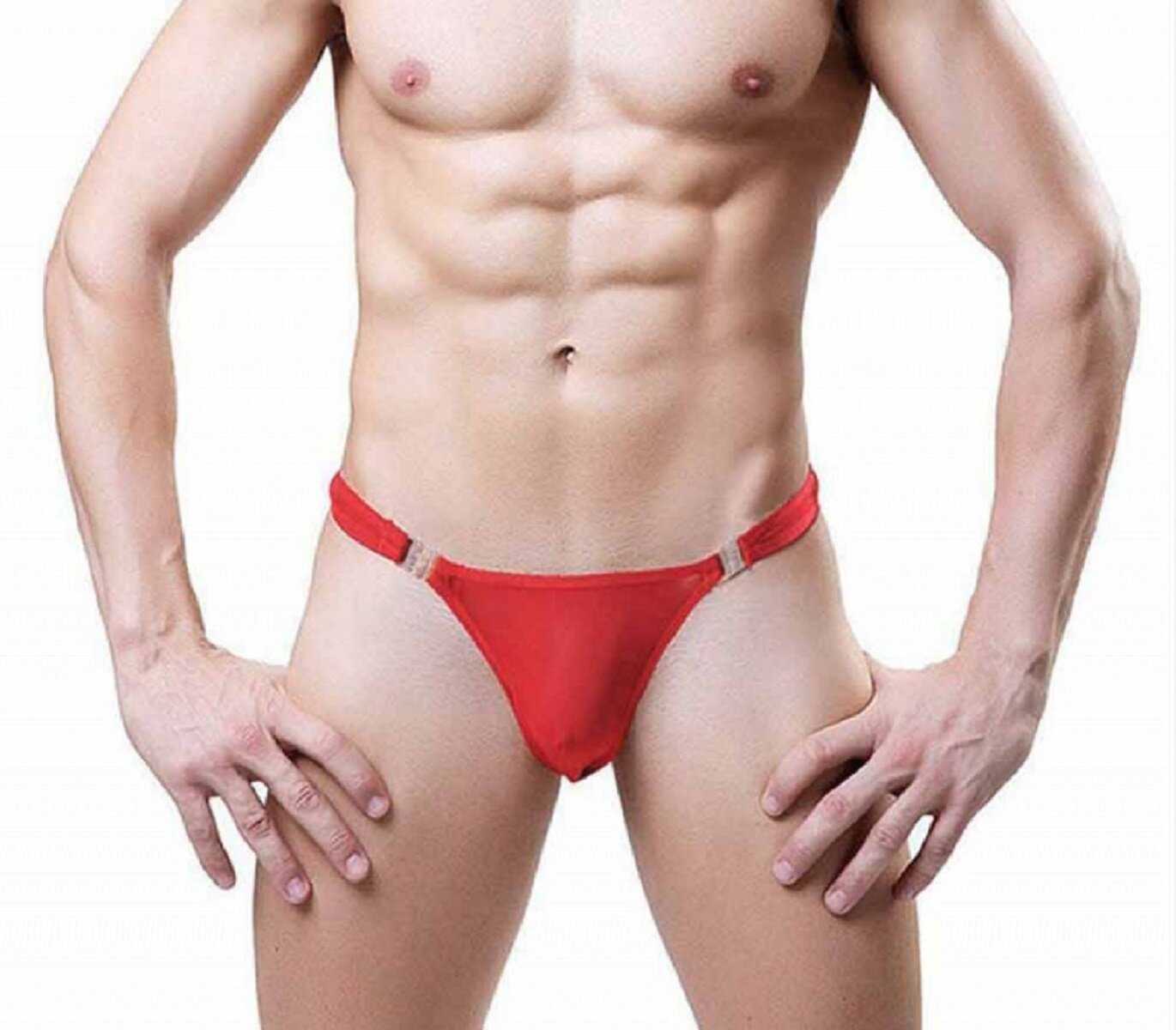 Мужские стринги Erohot Collection, красного цвета, размер M/L