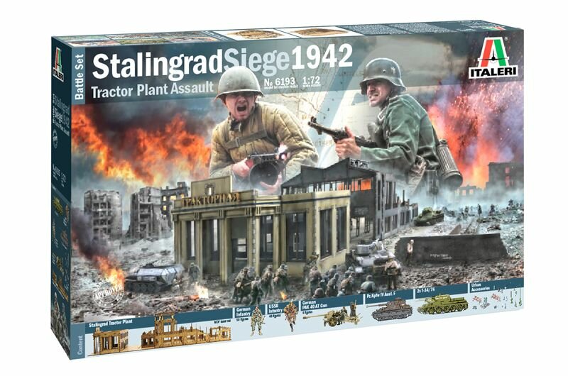 Набор для диорам STALINGRAD SIEGE 1942 - BATTLE SET (1:72) ИТ6193