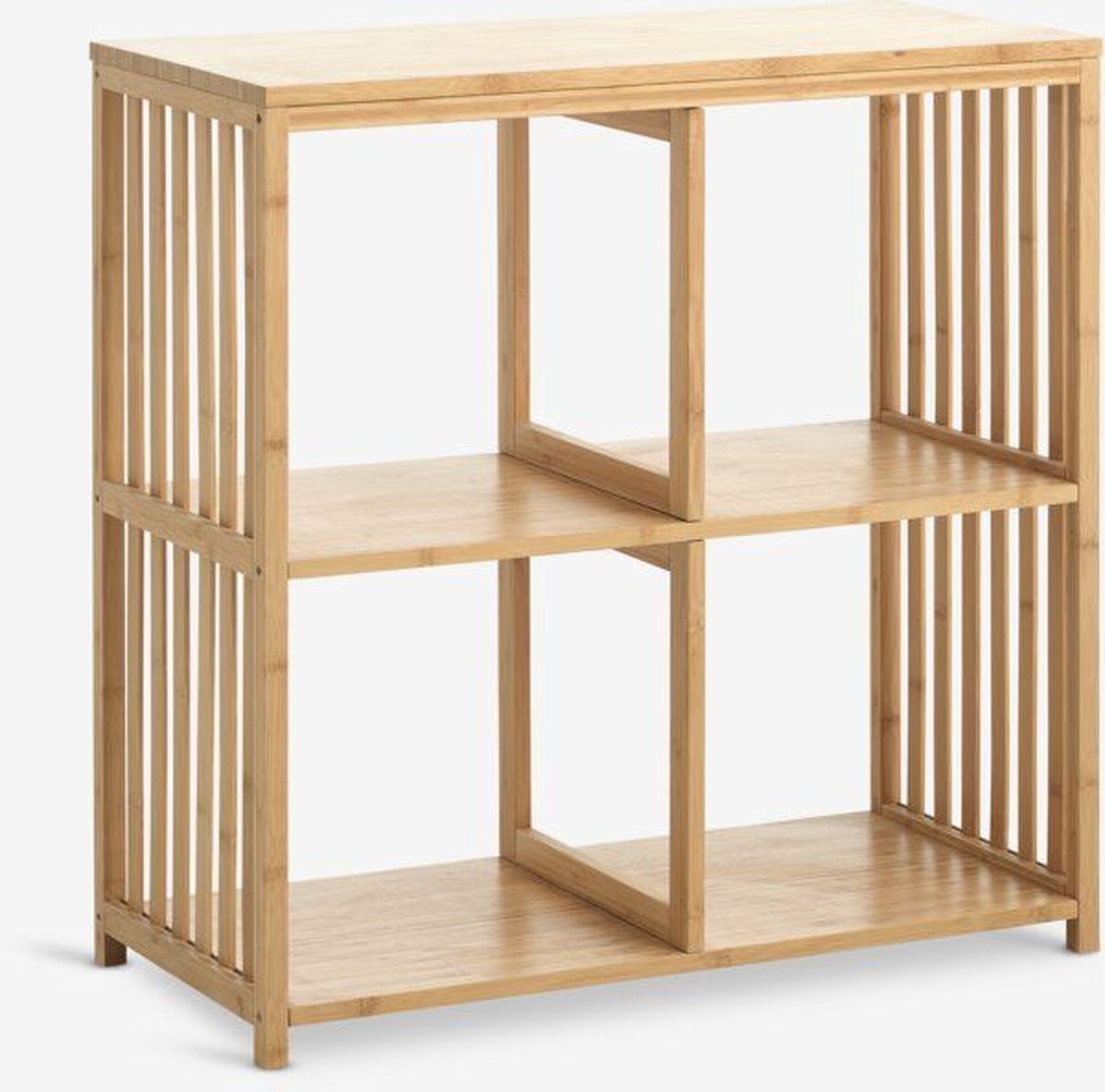 Книжный шкаф Jysk "BALLUM", бамбук, 4 полки, р. Ш72xВ74xГ32 см