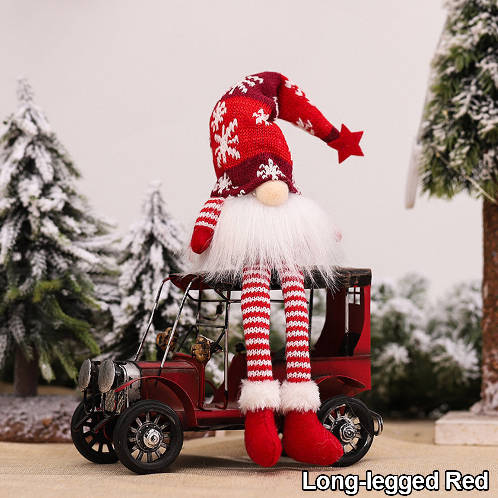 Светящийся гном новогодний безликий кукла украшение дома на Рождество праздник подарок на Новый год