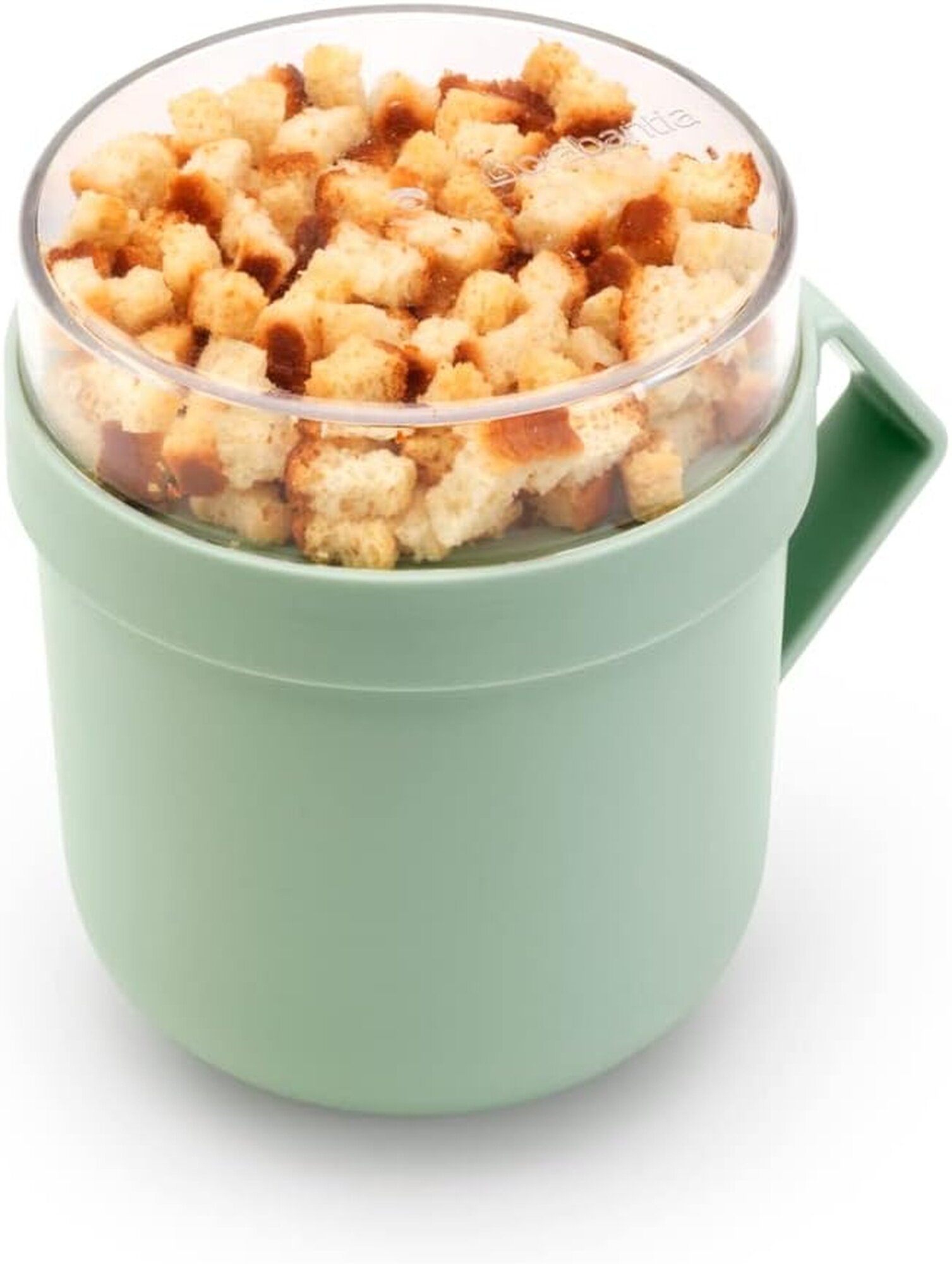 Кружка для супа Make & Take, Brabantia , 13x11x13см, 600 мл, Цвет Jade Green (Нефритовый зеленый) , B0C5RXPDRD