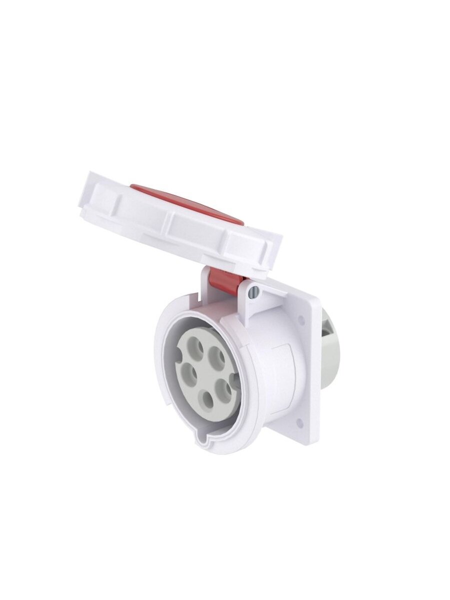 Розетка DKC Quadro DIS4271667, внешняя, IP67, пластик, серая