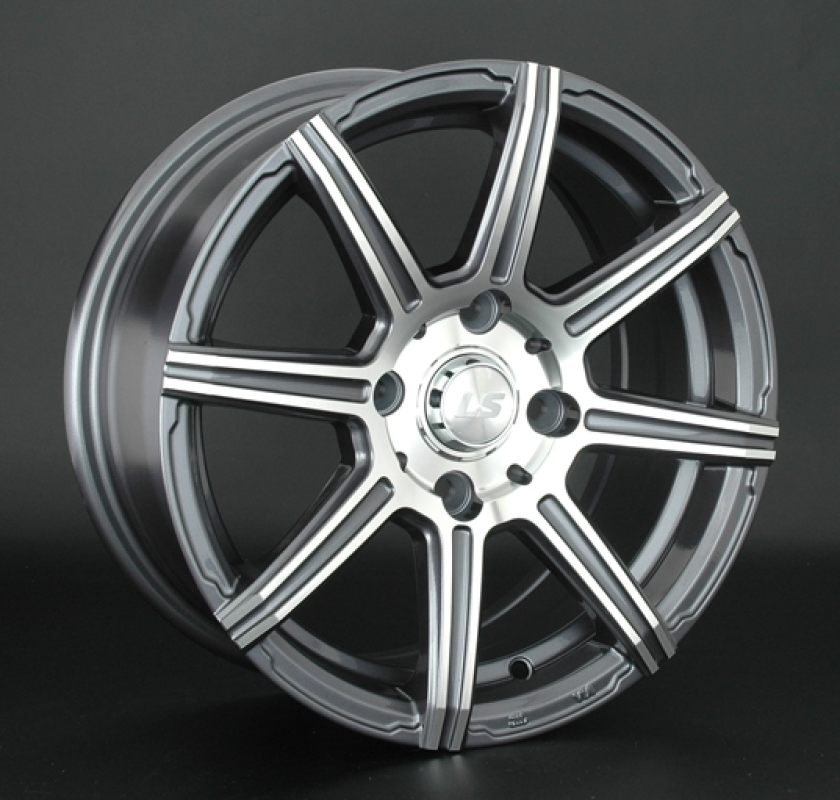 Диск колесный LS Wheels 571 7,0x16 4x100 Dia73.1 ET40 цвет GMF (темно-серый, полировка)