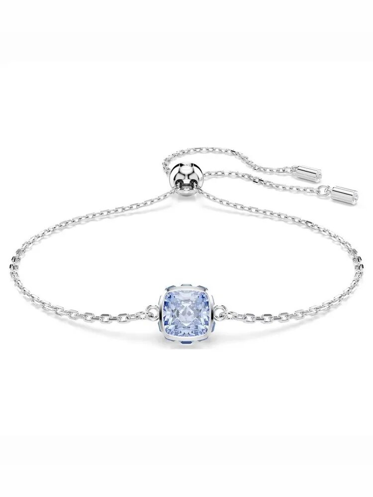 Жесткий браслет, кристаллы Swarovski