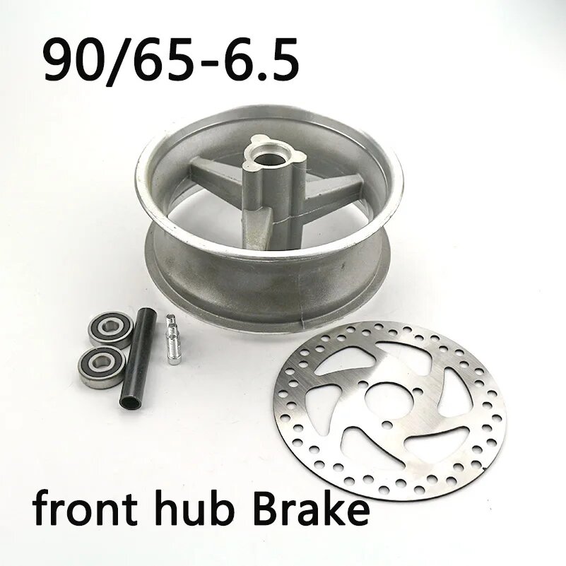 Алюминиевый Ступичный Узел 90/65-6.5 Передний И 110/50-6.5 Задний Для Мини-скутера front hub Brake