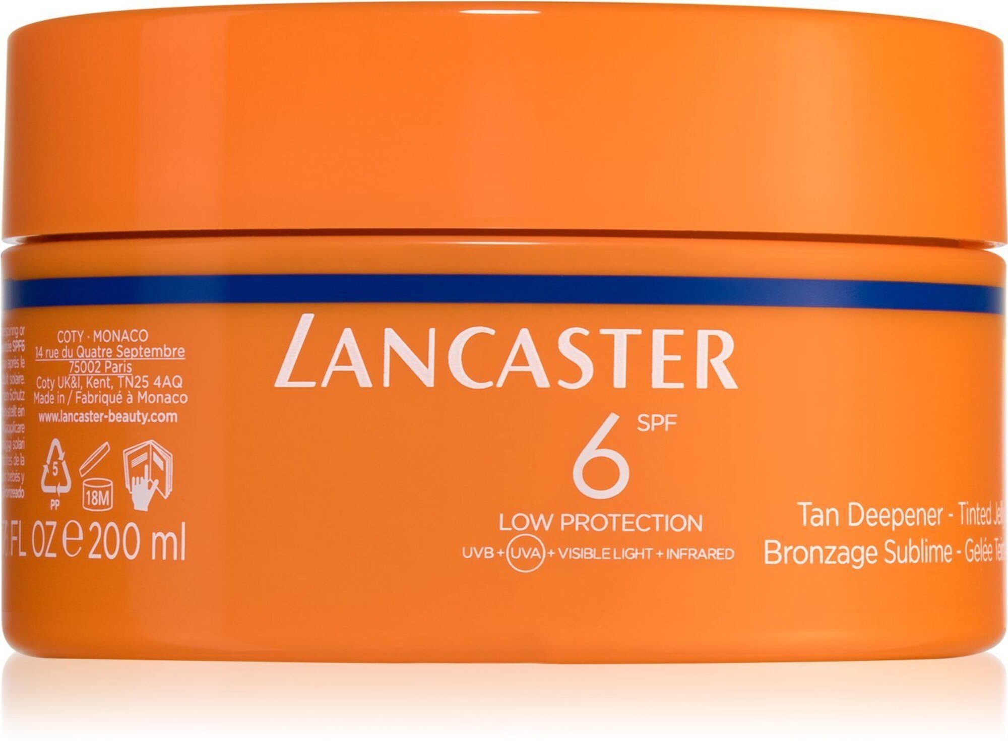Lancaster защитный тонизирующий гель SPF 6 Sun Beauty Tan Deepener 200 ml