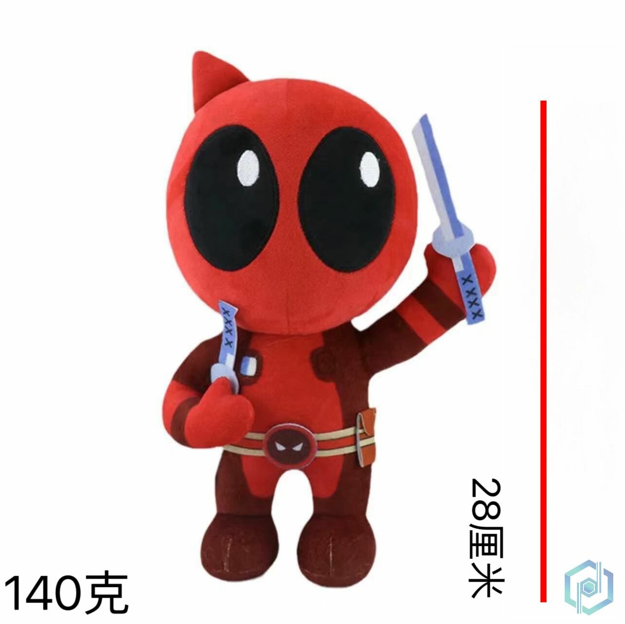 Мягкая игрушка Росомаха и Дэдпул Официальная лицензия Marvel коллекция супергероев