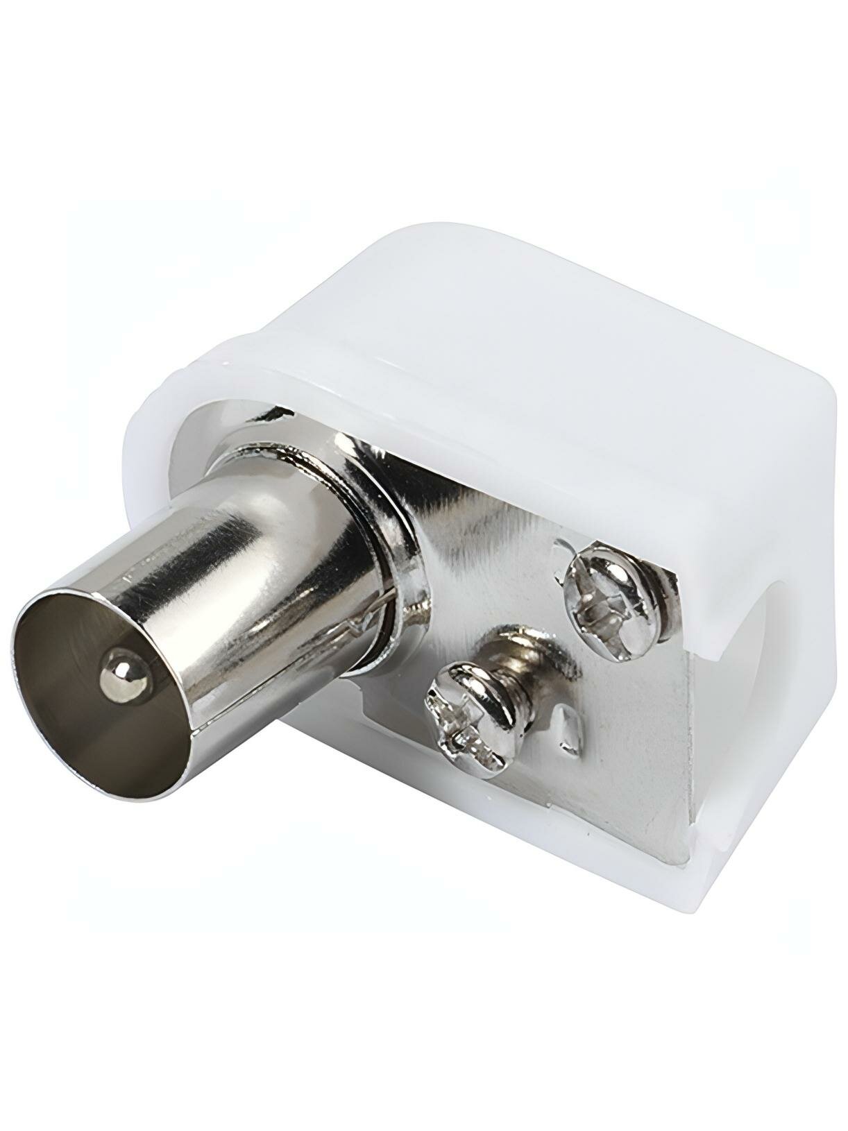 TV-разветвитель Vivanco коаксиальный угловой, папа (48008)