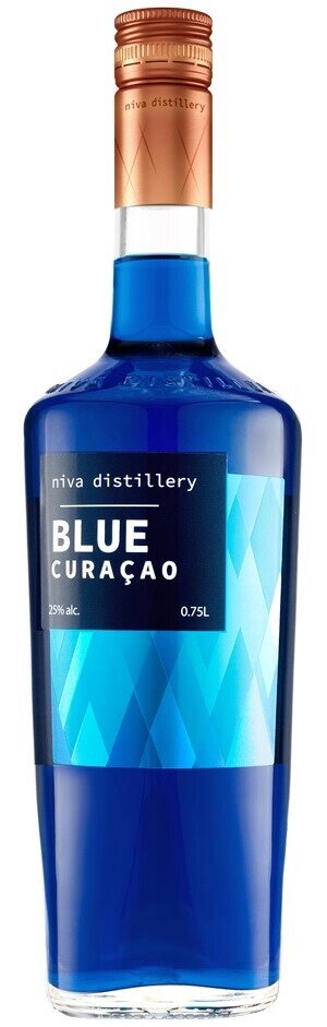 Ликер Нива Дистиллери, Блю Кюрасао, 0.75 л