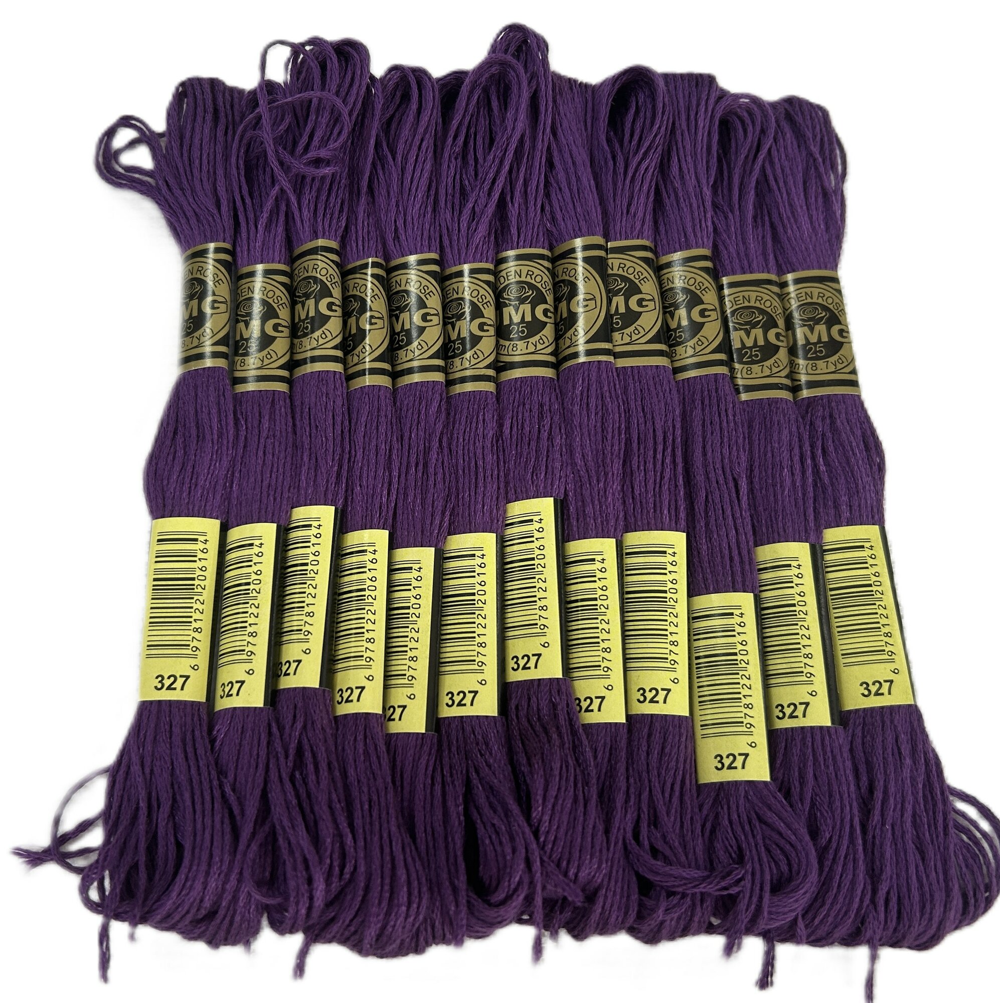 Нитки для вышивания JMC мулине (150-3866) 100% полиэфир 12 штук x 8 м