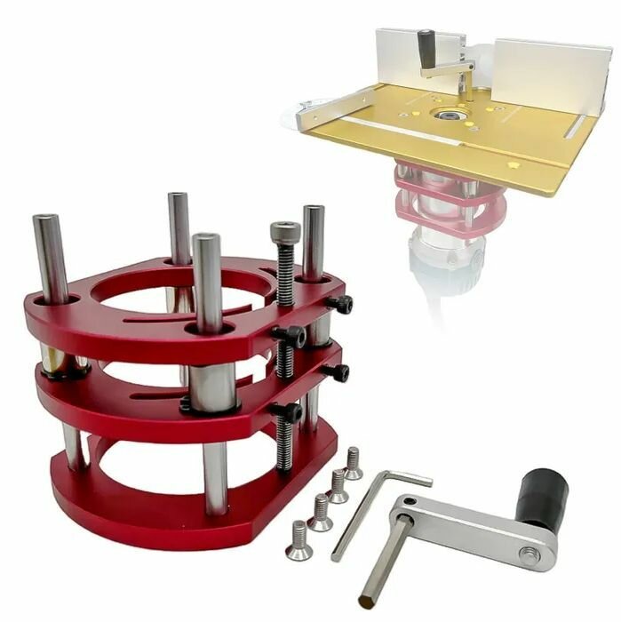 Электрический фрезерный станок по дереву с подъемным столом, Top Sport